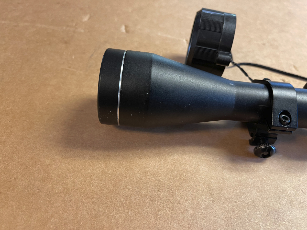 Tasco Silver Antler 3-9x40 Rifle Scope With Rings And Lens Covers Nice ...