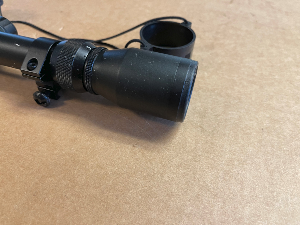 Tasco Silver Antler 3-9x40 Rifle Scope With Rings And Lens Covers Nice ...