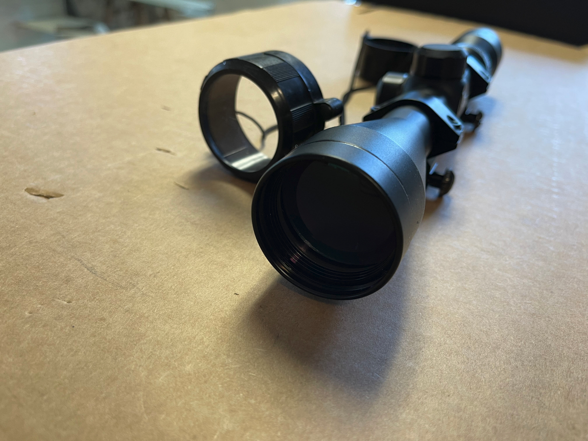 Tasco Silver Antler 3-9x40 Rifle Scope With Rings And Lens Covers Nice ...