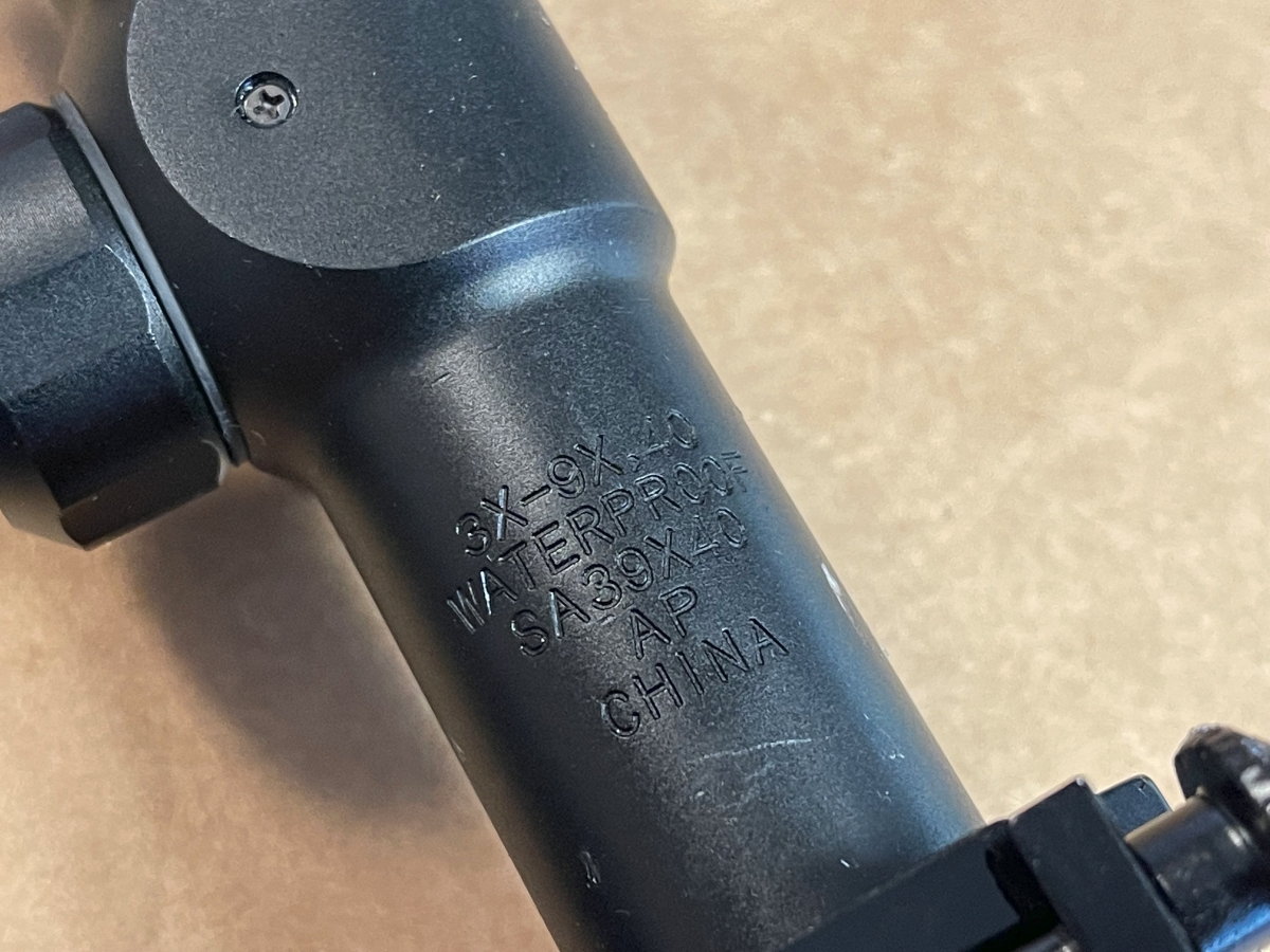 Tasco Silver Antler 3-9x40 Rifle Scope With Rings And Lens Covers Nice ...