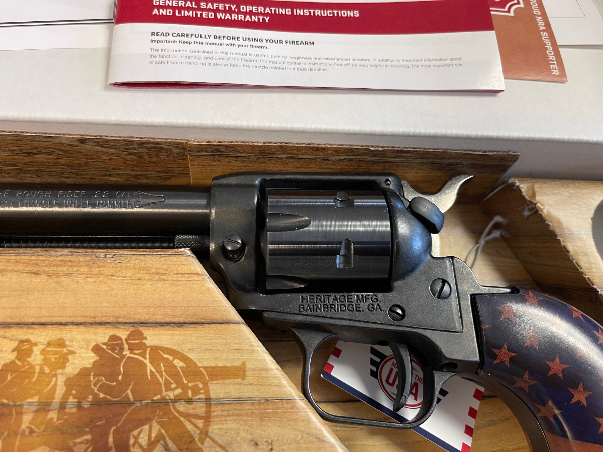 Heritage Rough Rider Revolver 4-3/4" Barrel 6 Rounds Fixed Sights ...