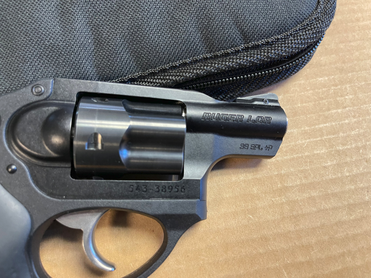 Ruger Model Lcr 5 Shot Revolver 1.87 Inch Barrel Black Pvd Cylinder ...