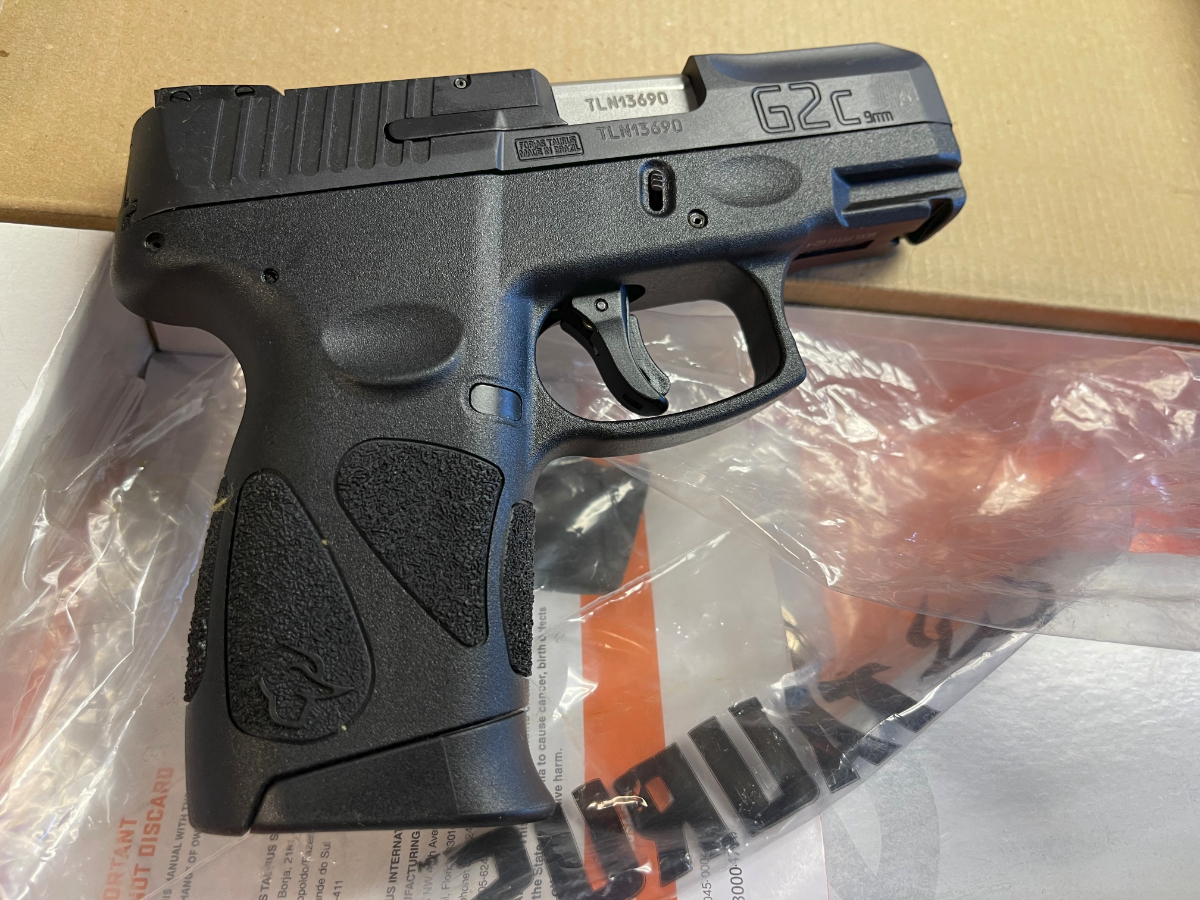 Taurus Model G2c Semi-Auto Pistol 3.20 Inch Barrel 12+1 Capacity 2 Mags ...