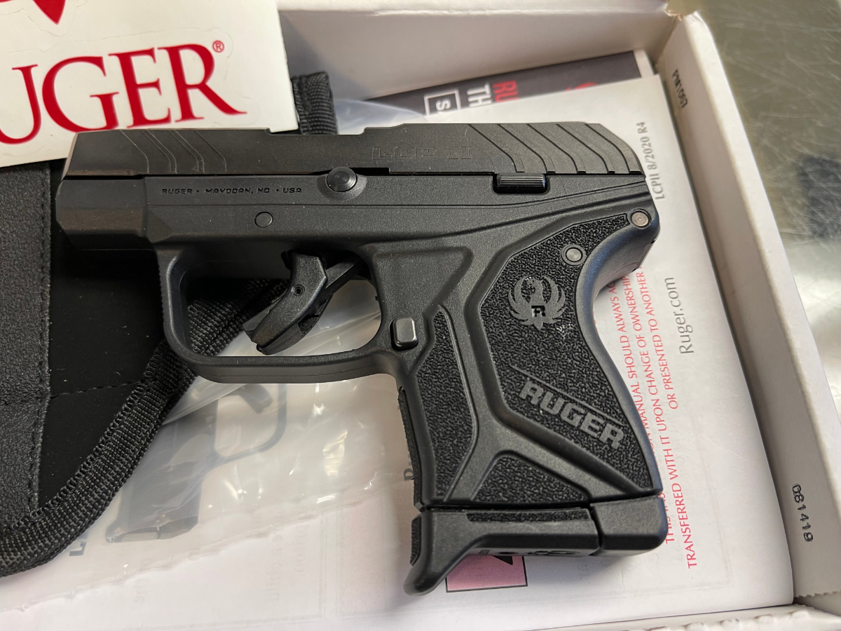 Ruger Lcp Ii 2.75 Inch Barrel 6+1 Capacity Steel Slide/Polymer Grip ...