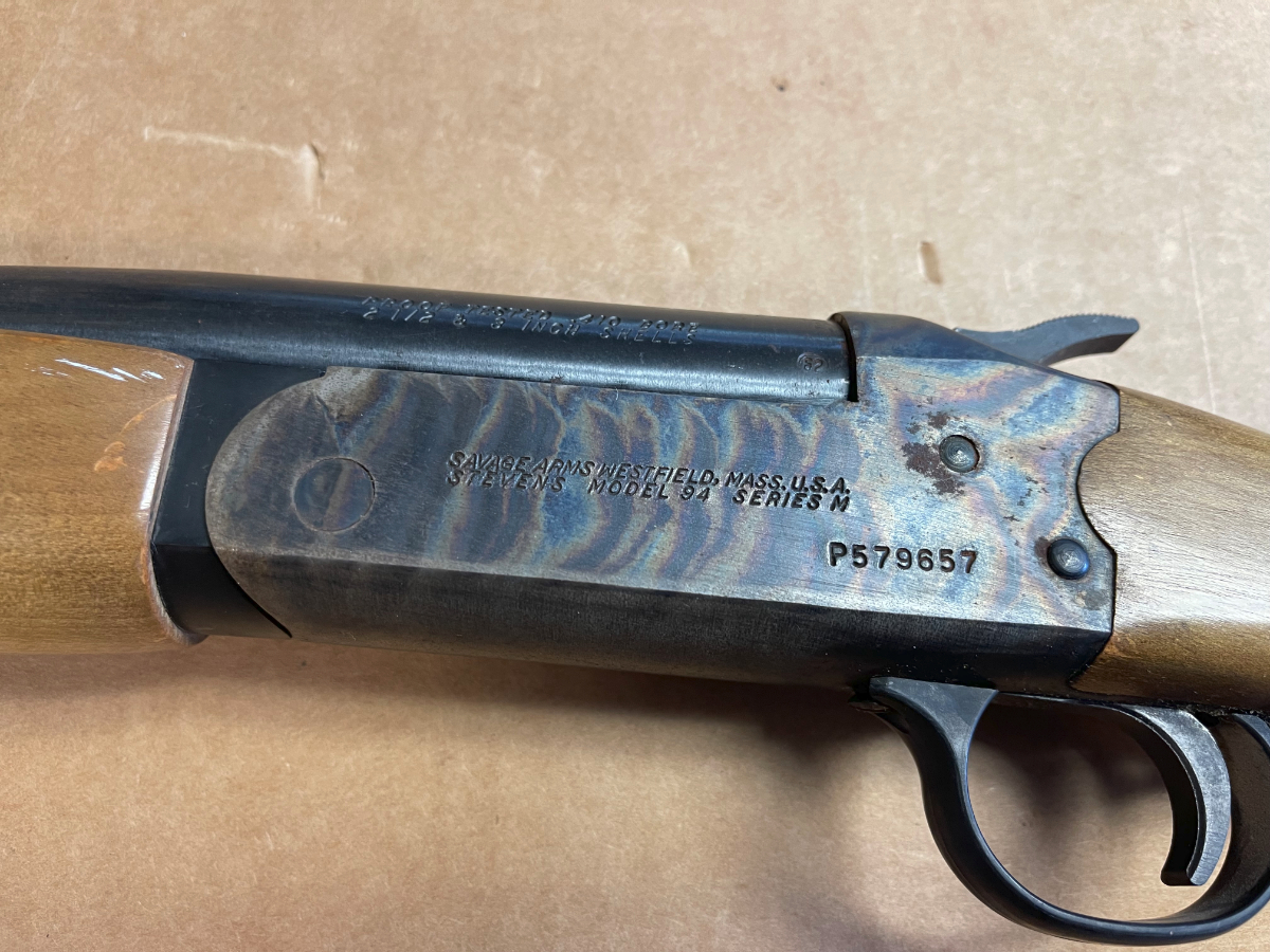 Savage/Stevens Model 94 Series M Single Shot Shotgun 26 Inch Barrel ...
