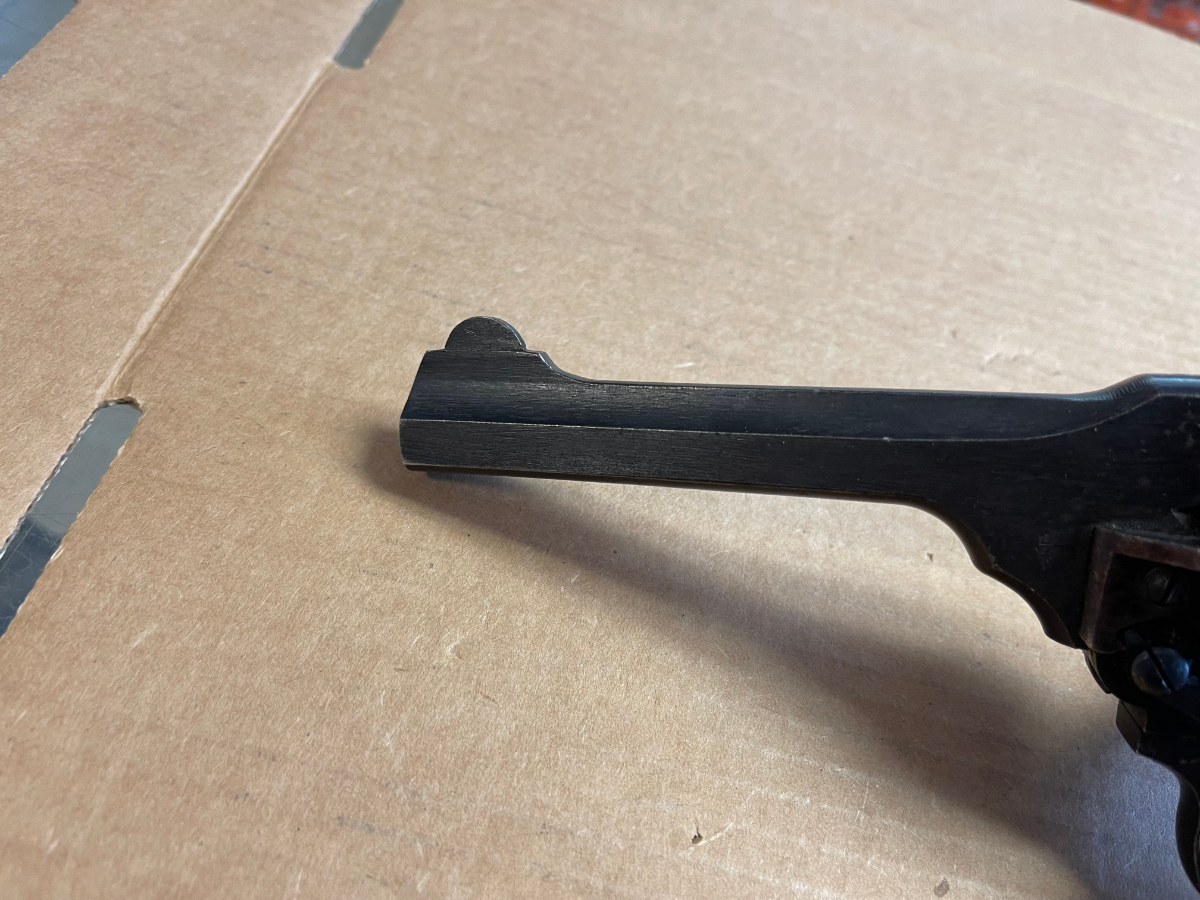 Webley & Scott Model Mark Iv War Pistol 6 Shot Break Open Revolver 5 ...