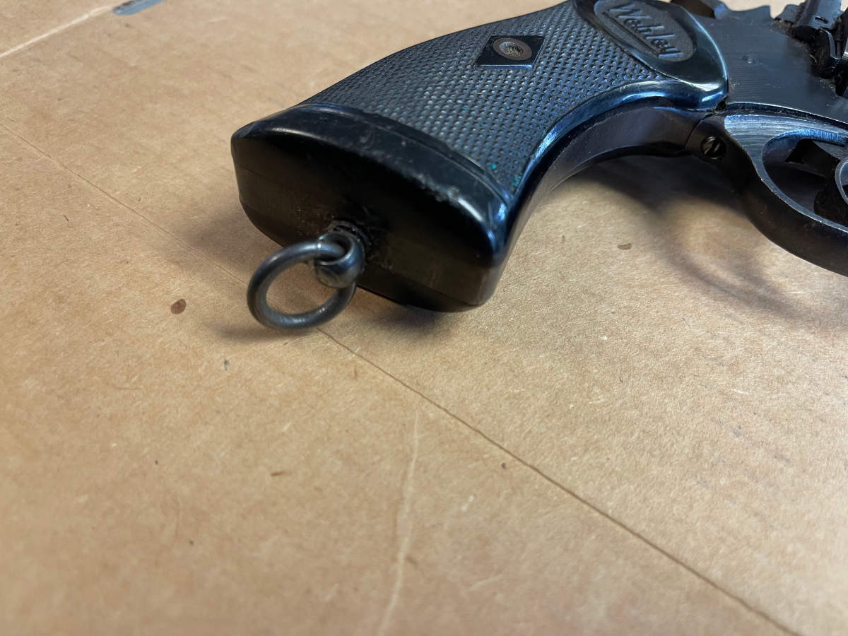 Webley & Scott Model Mark Iv War Pistol 6 Shot Break Open Revolver 5 ...