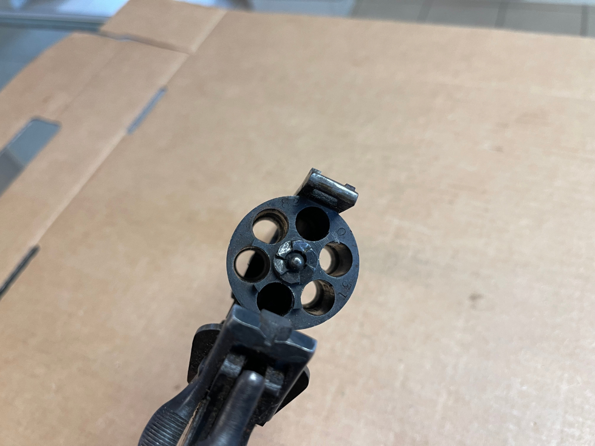 Webley & Scott Model Mark Iv War Pistol 6 Shot Break Open Revolver 5 ...