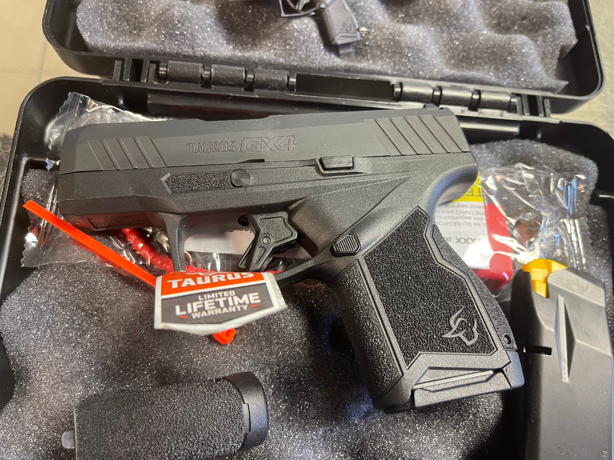 Taurus Gx4 Micro-Compact 3.06 Inch Barrel 11+1 Black Finish Frame ...