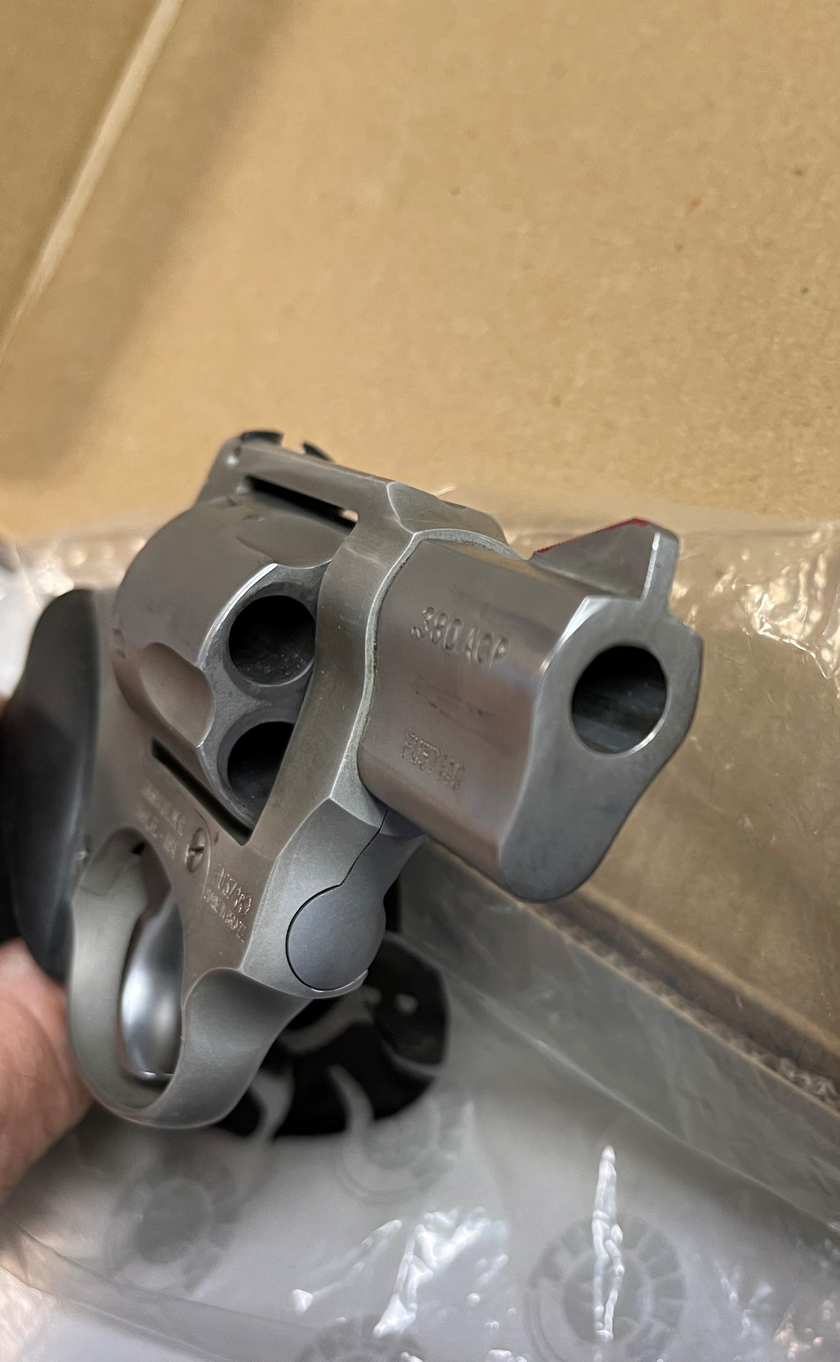 Taurus Model 380 Ultra Lite 5 Shot Revolver 1.75 Inch Barrel Moon Clips ...