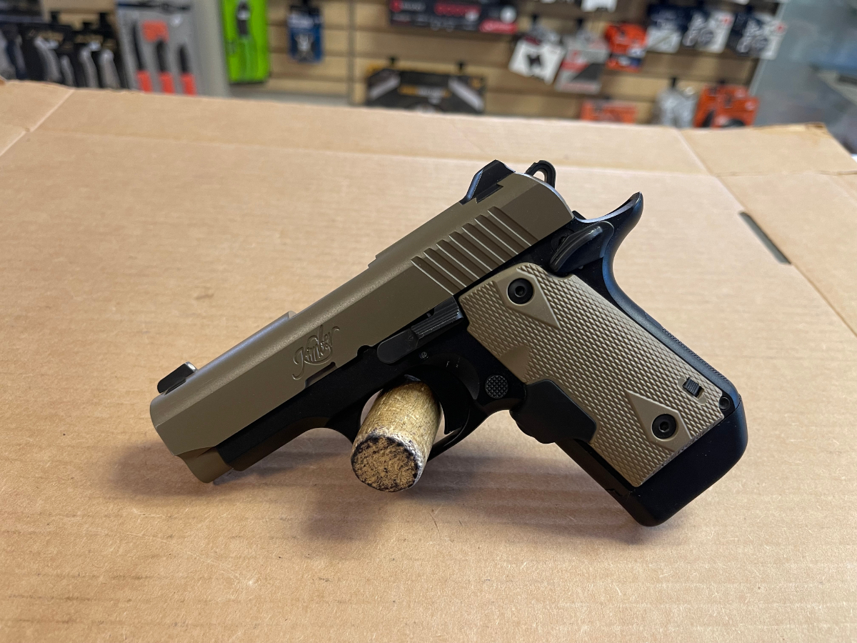 Kimber Micro 9 Desert Tan Laser Grips Semi-Automatic Pistol 3.15 Inch ...