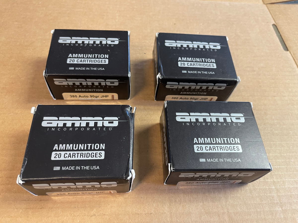 80 ROUNDS Ammo Inc Signature 380 ACP 90 gr Jacketed Hollow Point (JHP ...