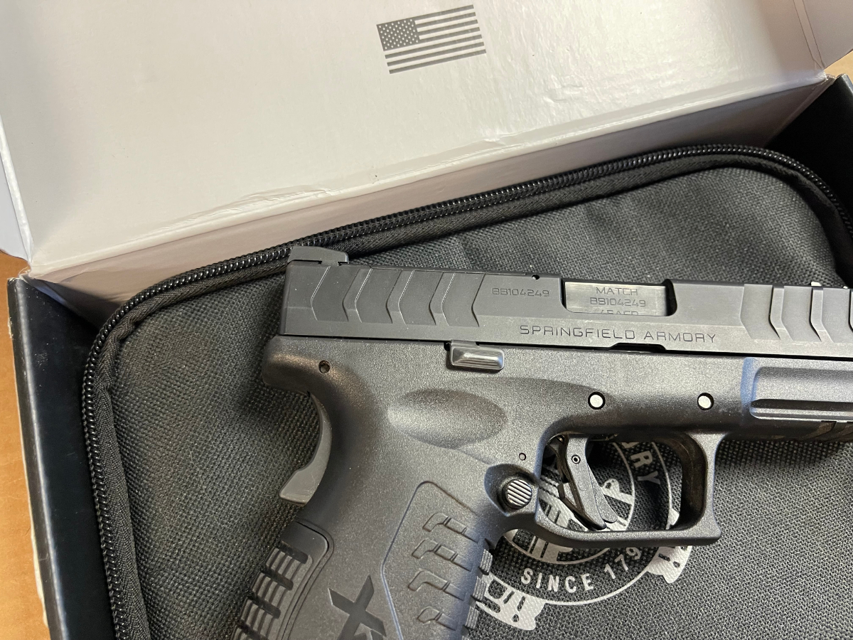 Springfield Armory Xd-M Elite Compact Osp 3.80 Inch Barrel 12+1 Capacity Serrated/Optic Cut ...