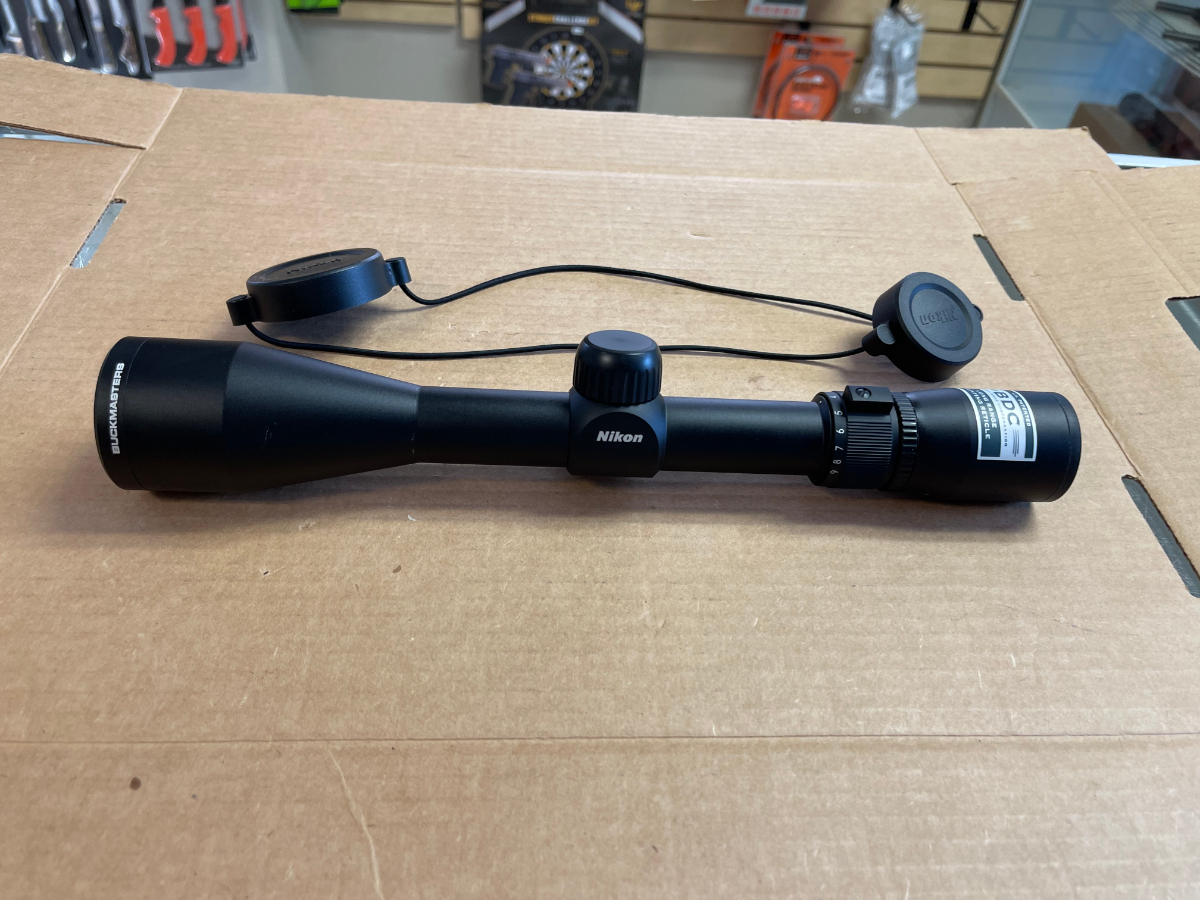Nikon Buckmasters Ii 3-9x40 Rifle Scope With Lens Covers Bdc Reticle ...