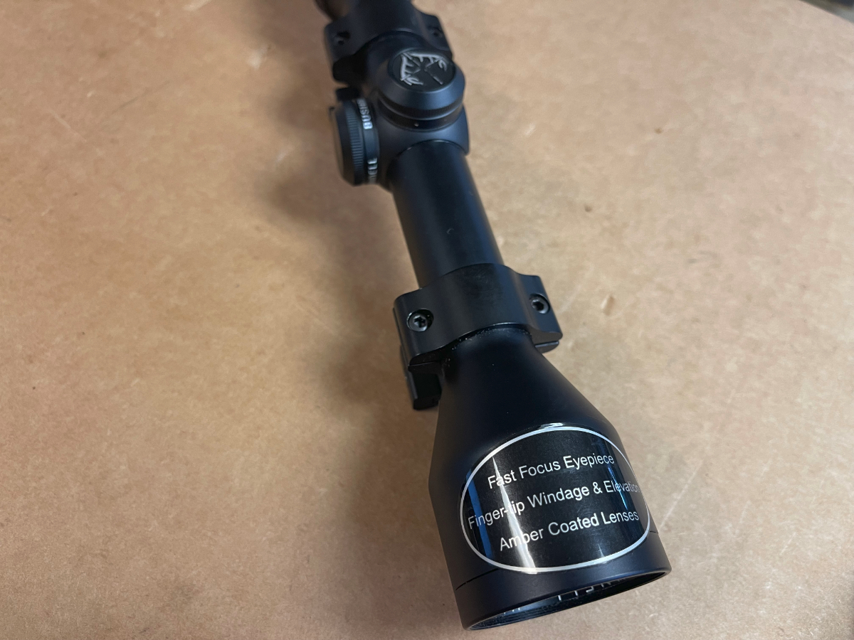 BUSHNELL TROPHY RIFLE SCOPE 3-9X40 WITH RINGS AND LENS COVERS NICE ...