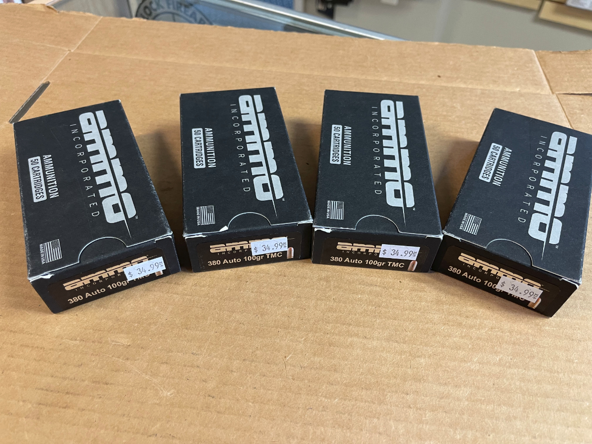 200 Rounds Ammo Inc Signature 380 Acp 100 Gr 890 Fps New In Boxes .380 ...