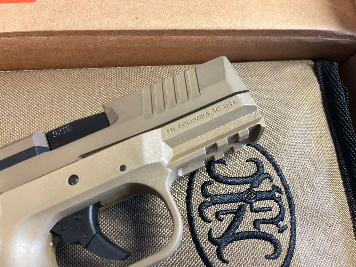 Fn 509 Compact 3.70 Inch Barrel 12+1, 15+1, Flat Dark Earth Stainless ...