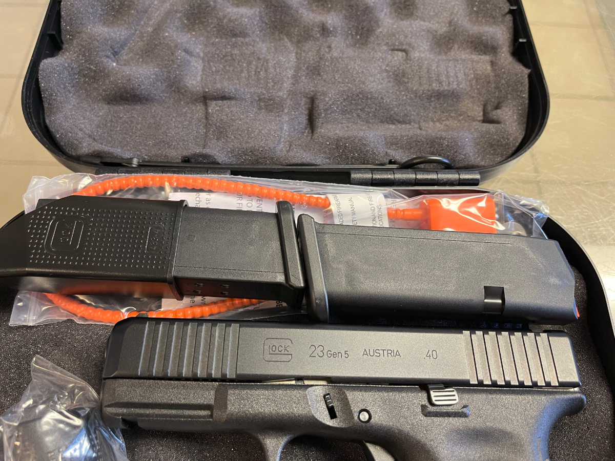 G23 Gen5 Compact 4.02 Inch Glock Marksman Barrel 13+1 Modular Backstrap ...