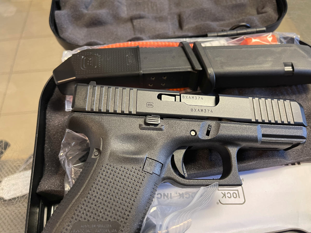G23 Gen5 Compact 4.02 Inch Glock Marksman Barrel 13+1 Modular Backstrap ...