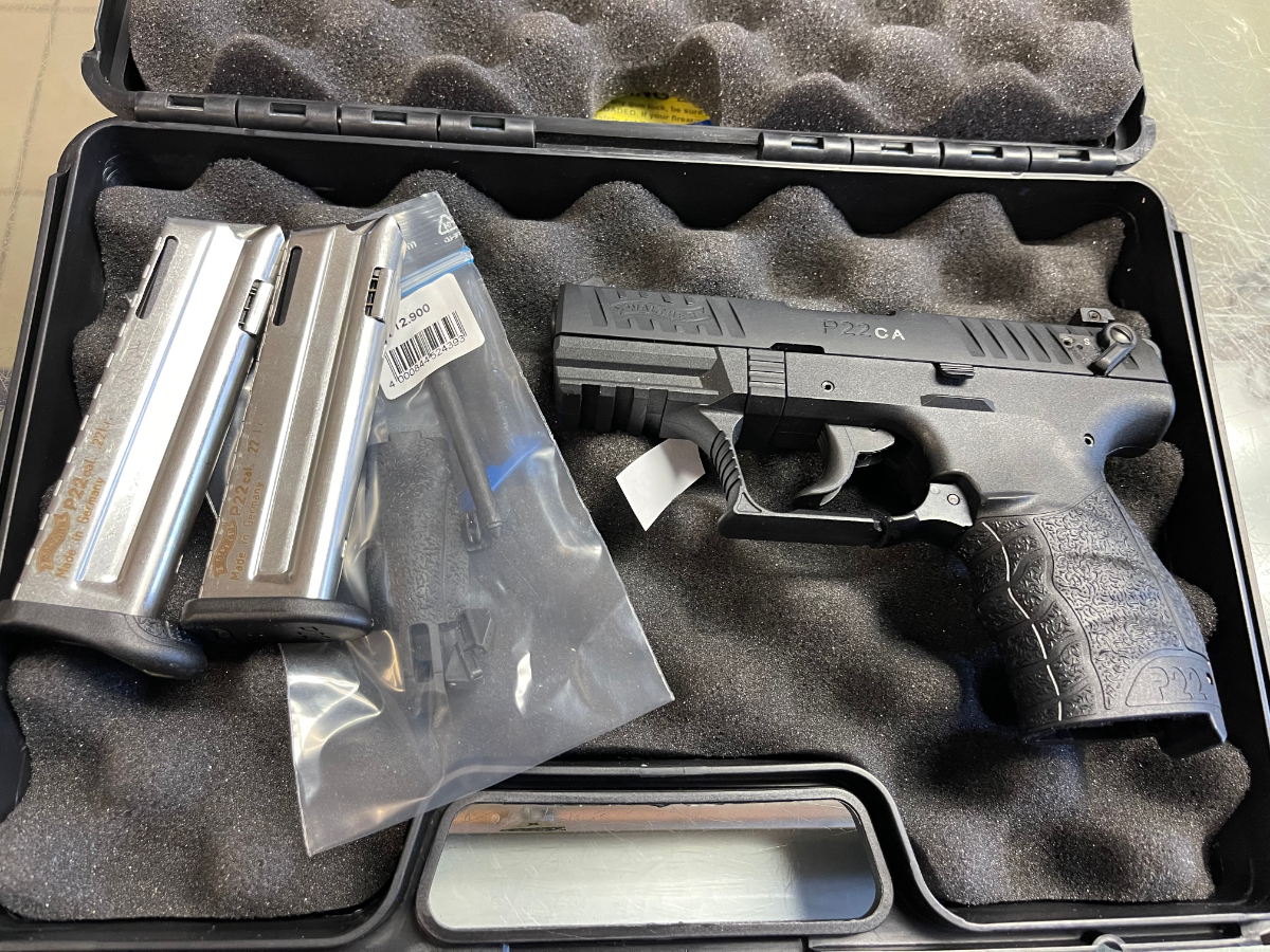 Walther P22 3.42 Inch Barrel 10+1 Polymer Frame Picatinny Rail Black ...