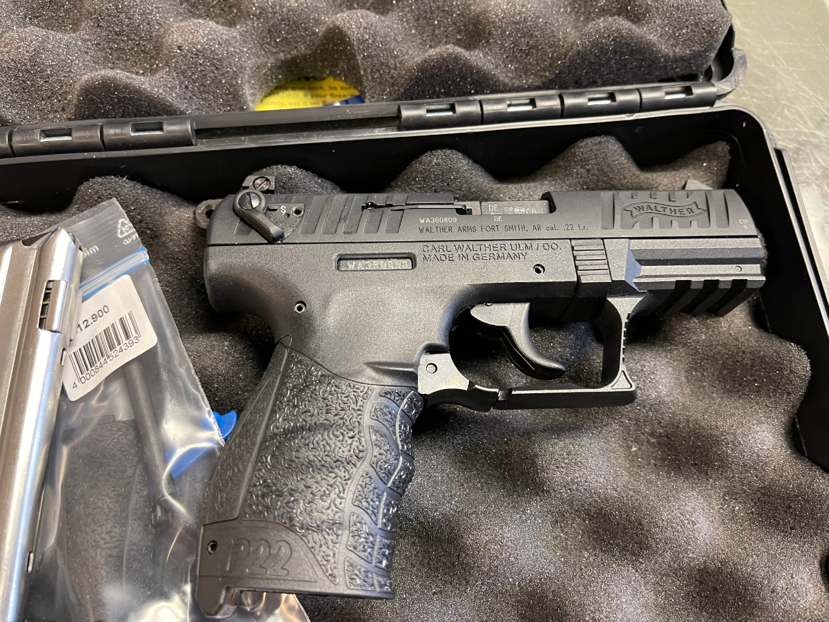 Walther P22 3.42 Inch Barrel 10+1 Polymer Frame Picatinny Rail Black ...