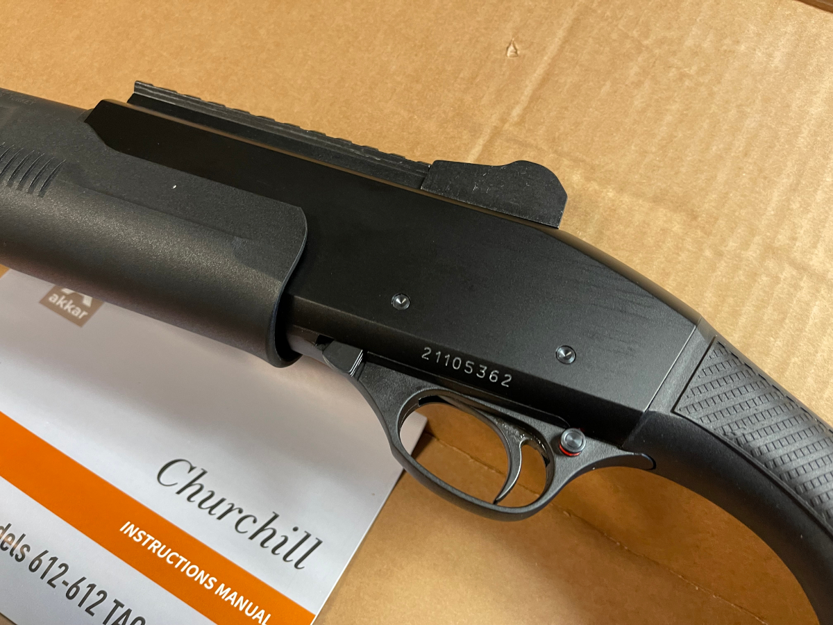Eaa Churchill 620 Tactical 3 Inch Pump Action Shotgun 18.5 Inch Barrel ...