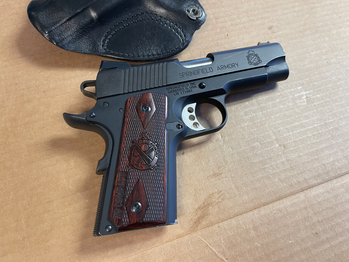 Springfield Armory Model 1911 Range Officer Compact 4 Inch Bull Barrel ...
