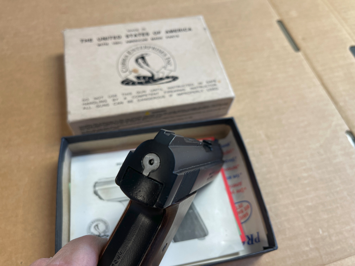 Cobra Model Ca-32 Semi-Auto Pistol 3 Inch Barrel 6+1 Magazine Good ...