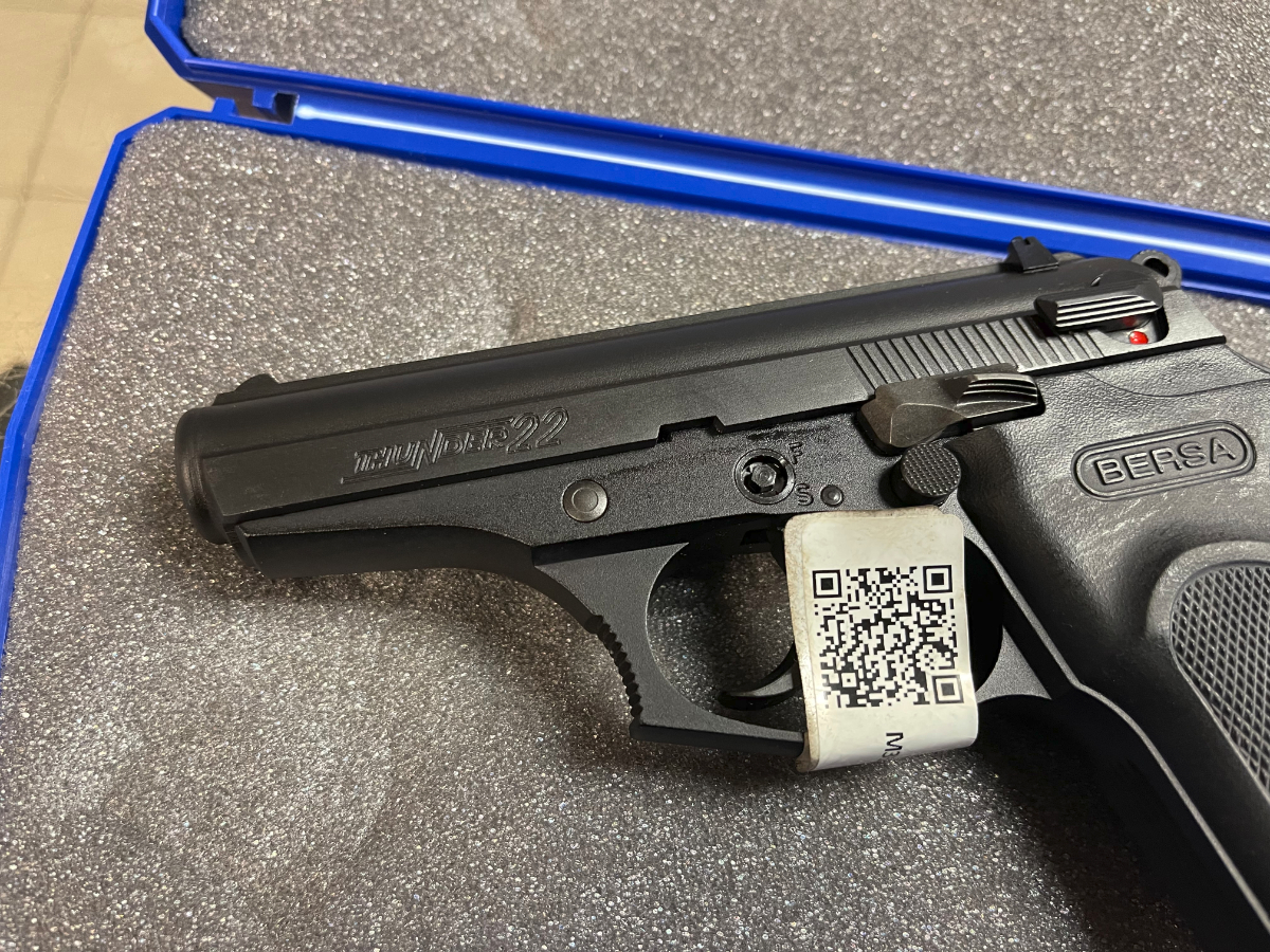 Bersa T22m Thunder 10+1 3.50 Inch Barrel Aluminum Frame Manual Safety ...
