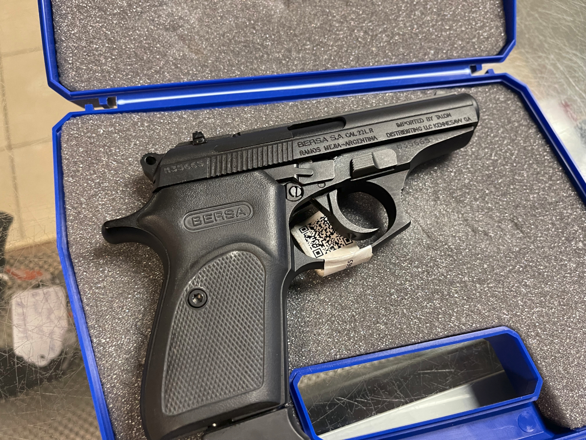 Bersa T22m Thunder 10+1 3.50 Inch Barrel Aluminum Frame Manual Safety ...