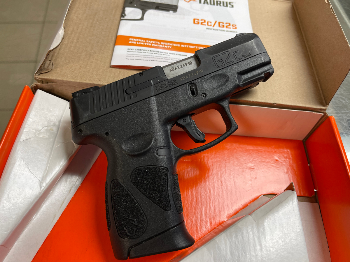 Taurus Model G2c Semi-Auto Pistol 3.20 Inch Barrel 12+1 Mag Manual ...