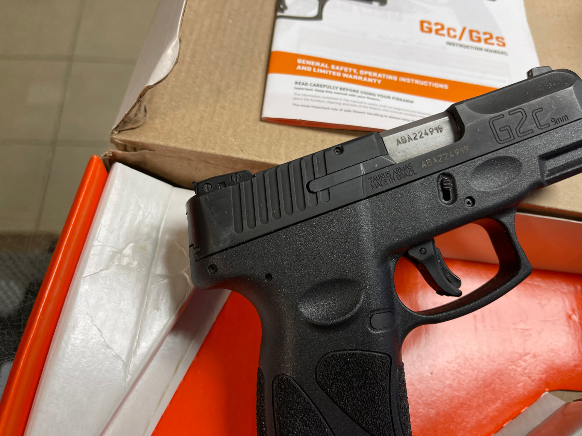 Taurus Model G2c Semi-Auto Pistol 3.20 Inch Barrel 12+1 Mag Manual ...
