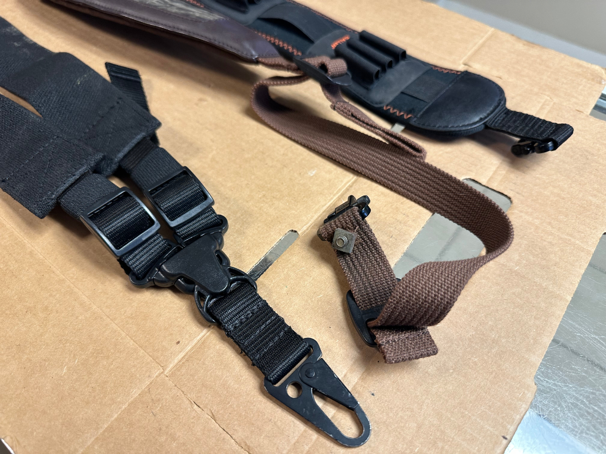 Nice Lot Of Three Assorted Rifle Slings In Good Condition Final Sale As ...