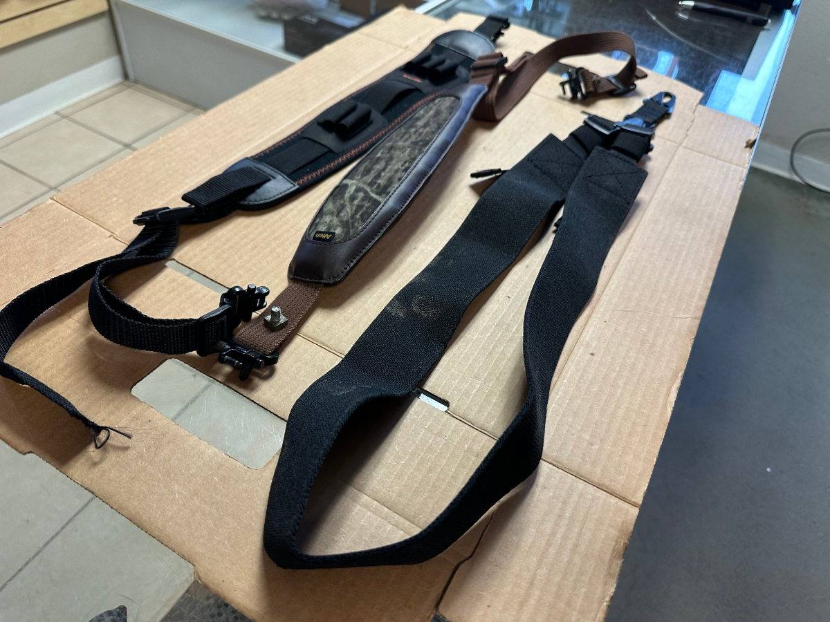 Nice Lot Of Three Assorted Rifle Slings In Good Condition Final Sale As ...