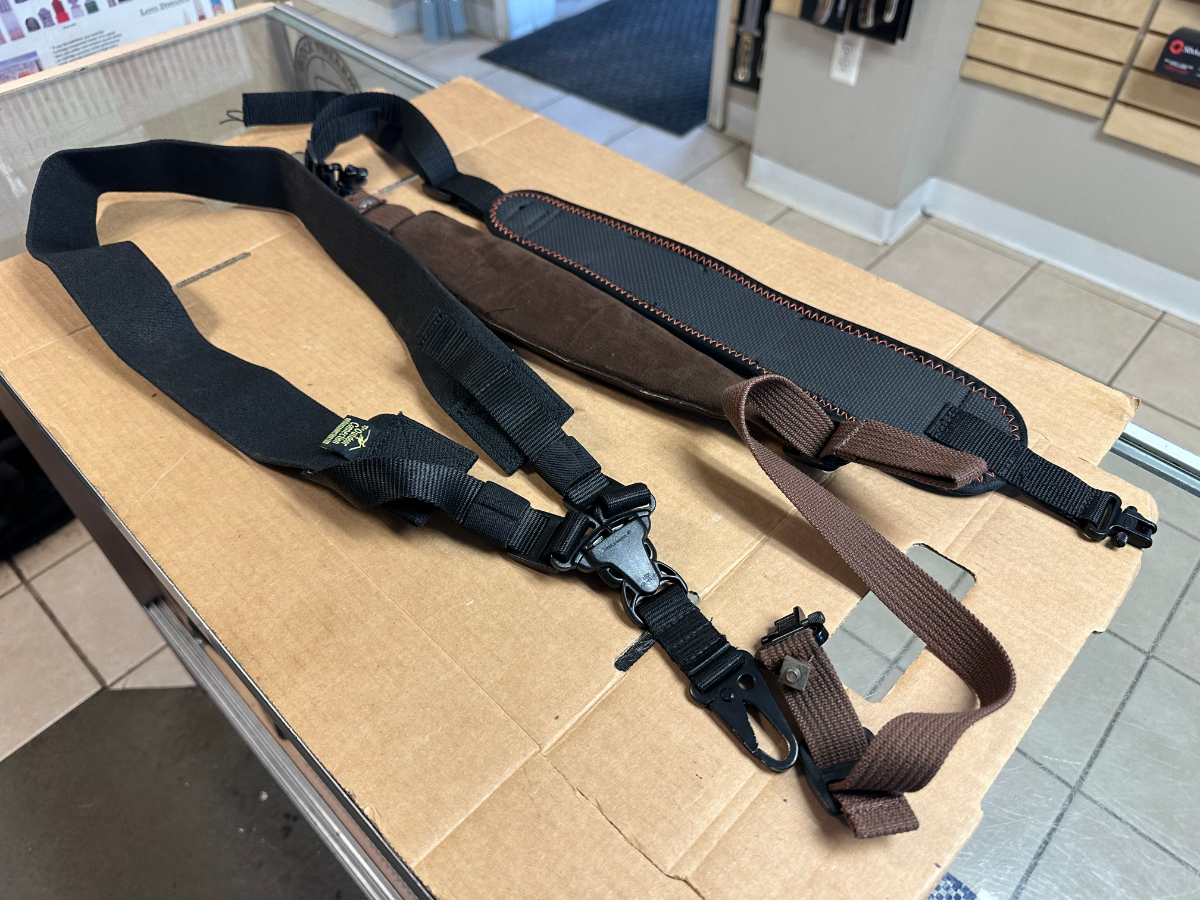 Nice Lot Of Three Assorted Rifle Slings In Good Condition Final Sale As ...