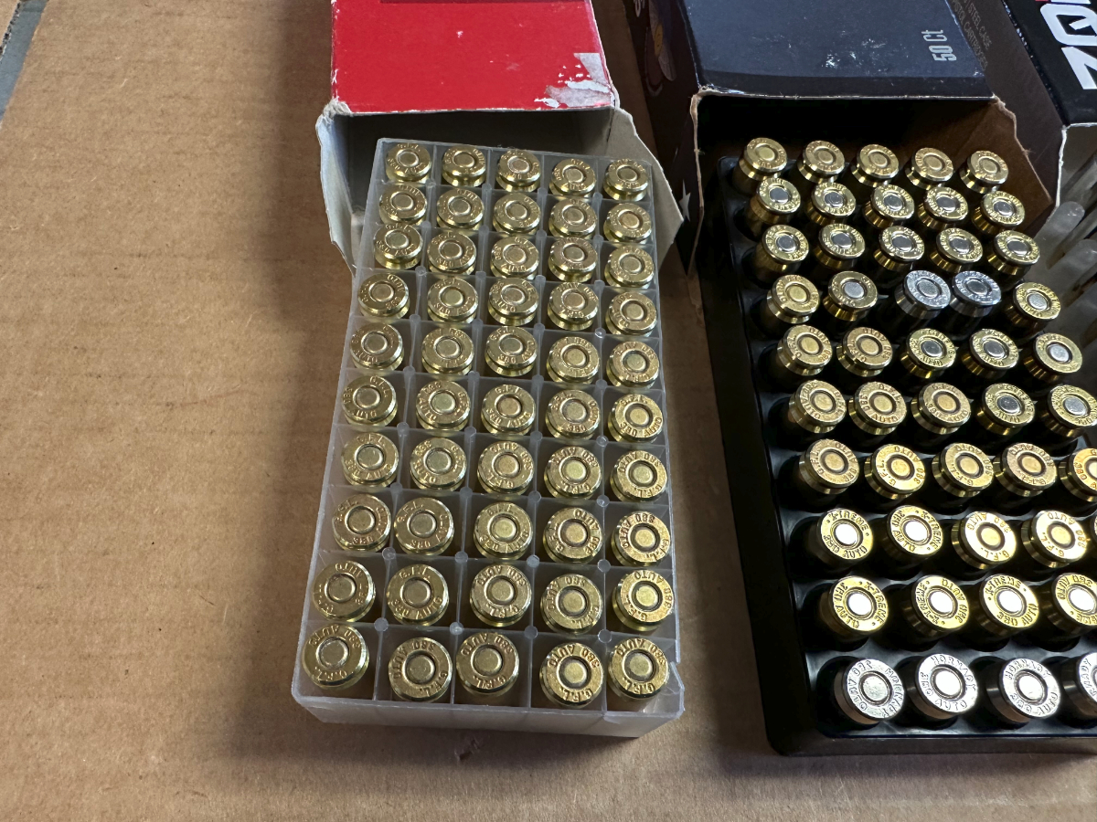 203 Rounds Assorted 9mm And 380 Acp Ammunition New In Boxes Nice .380 ...