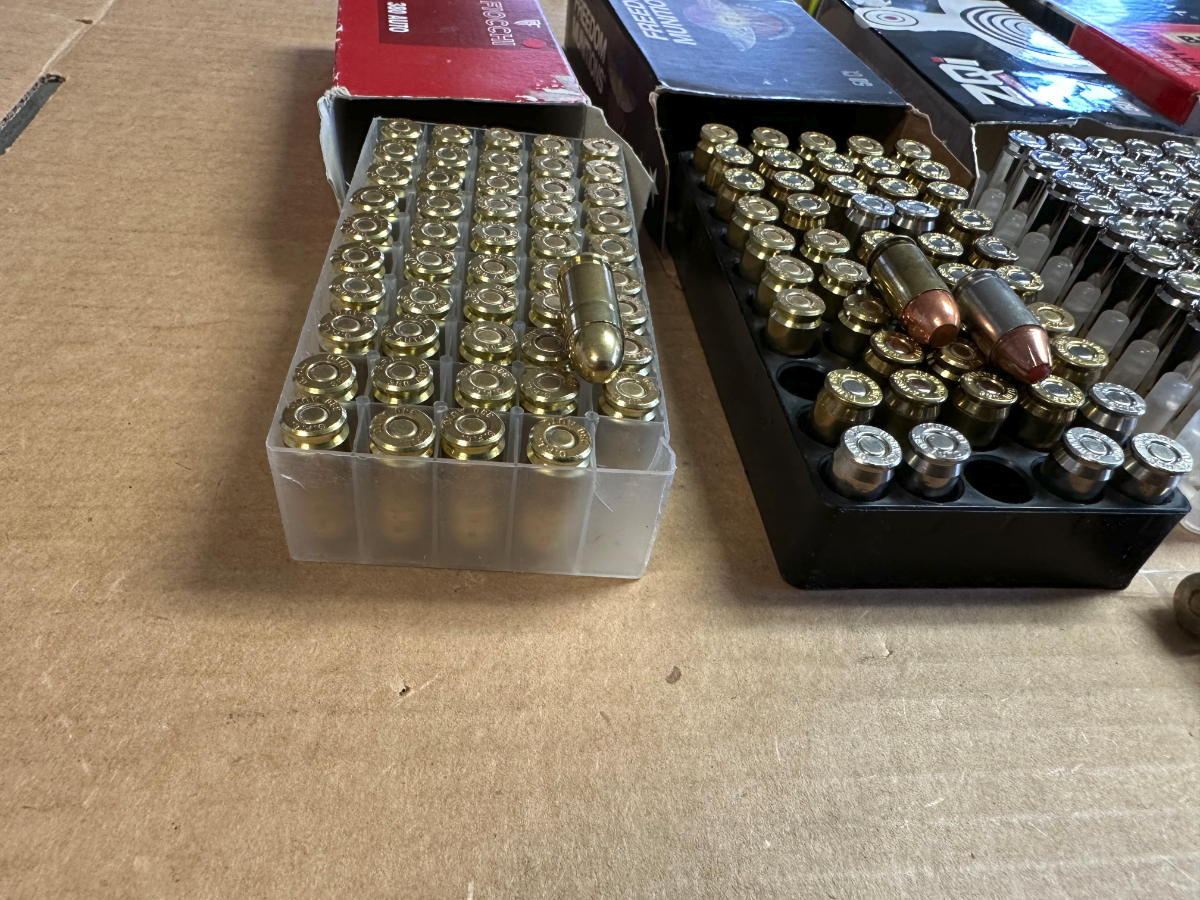 203 ROUNDS ASSORTED 9MM AND 380 ACP AMMUNITION NEW IN BOXES NICE .380 ...