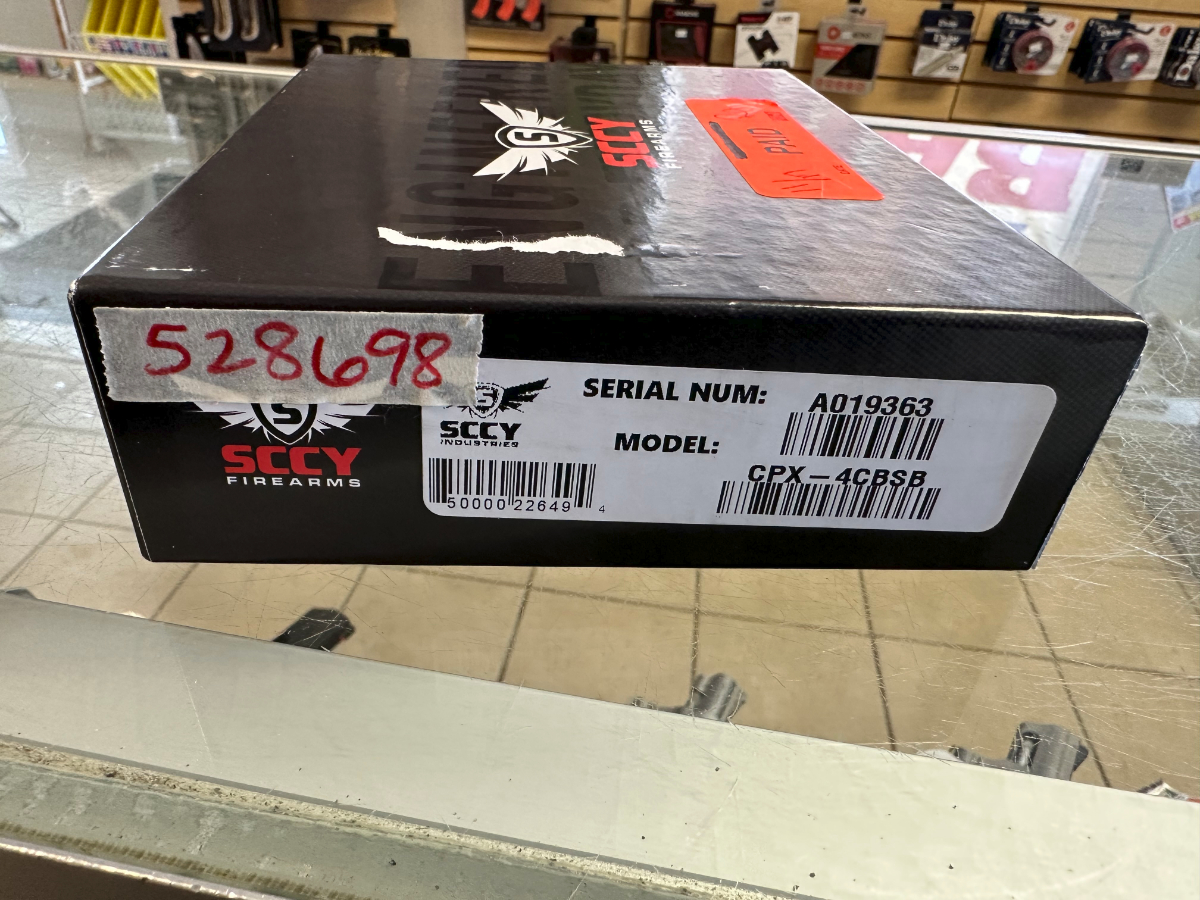 Sccy Industries Model Cpx-4 Semi-Auto Pistol Roebuck Quad-Lock 2.96 ...