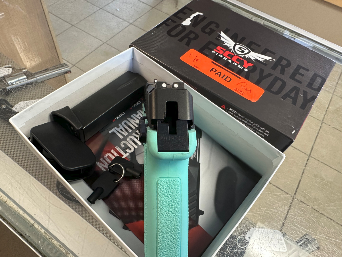 Sccy Industries Model Cpx-4 Semi-Auto Pistol Roebuck Quad-Lock 2.96 ...