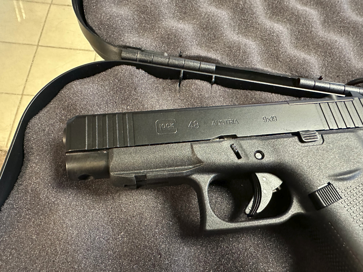 G48 Compact Mos 4.17 Glock Marksman Barrel 10+1 Black Slimline Frame & Mos Excellent 9mm Luger ...