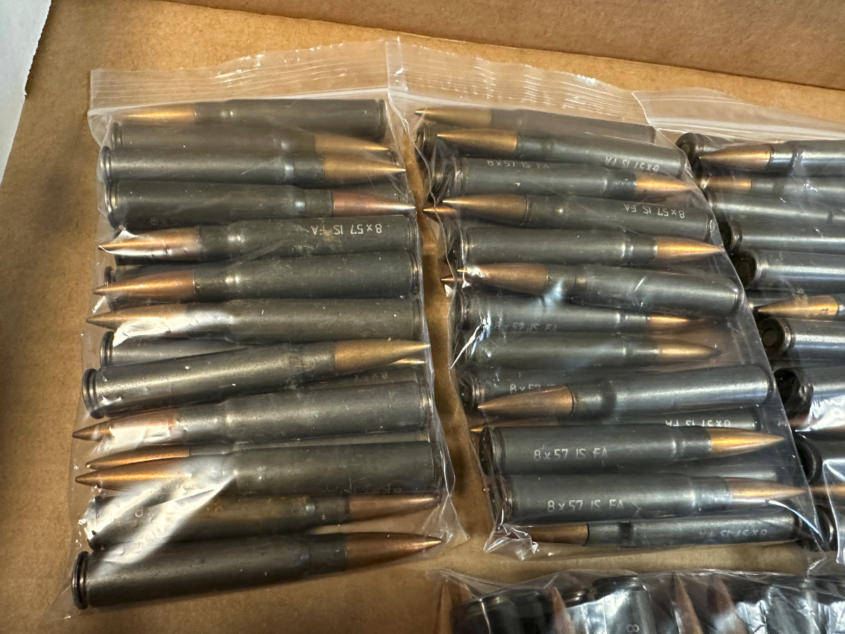 100 ROUNDS 8X57 8MM MAUSER AMMUNITION NEW AMMO 17274978 - GunAuction.com