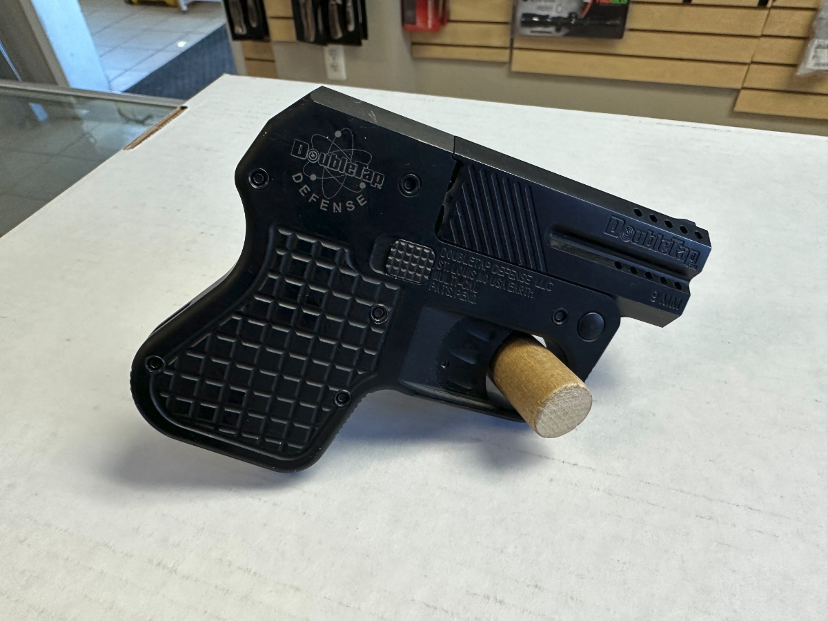 Double Tap Defense Double Tap Derringer Over/Under 2 Shot 9mm Caliber 3 ...