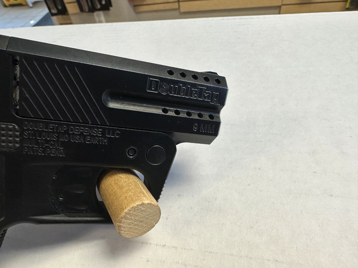 Double Tap Defense Double Tap Derringer Over/Under 2 Shot 9mm Caliber 3 ...