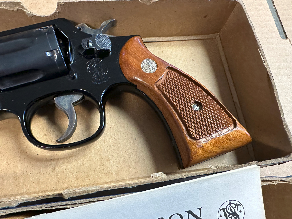 Smith & Wesson Model 12-3 Airweight 6 Shot Revolver 4 Inch Barrel With ...