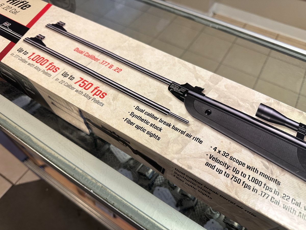 Beeman 1022 Black Club Spring Piston 1rd 177, 22 Pellet 4x32mm Scope ...