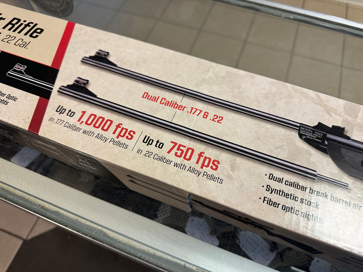 Beeman 1022 Black Club Spring Piston 1rd 177, 22 Pellet 4x32mm Scope ...