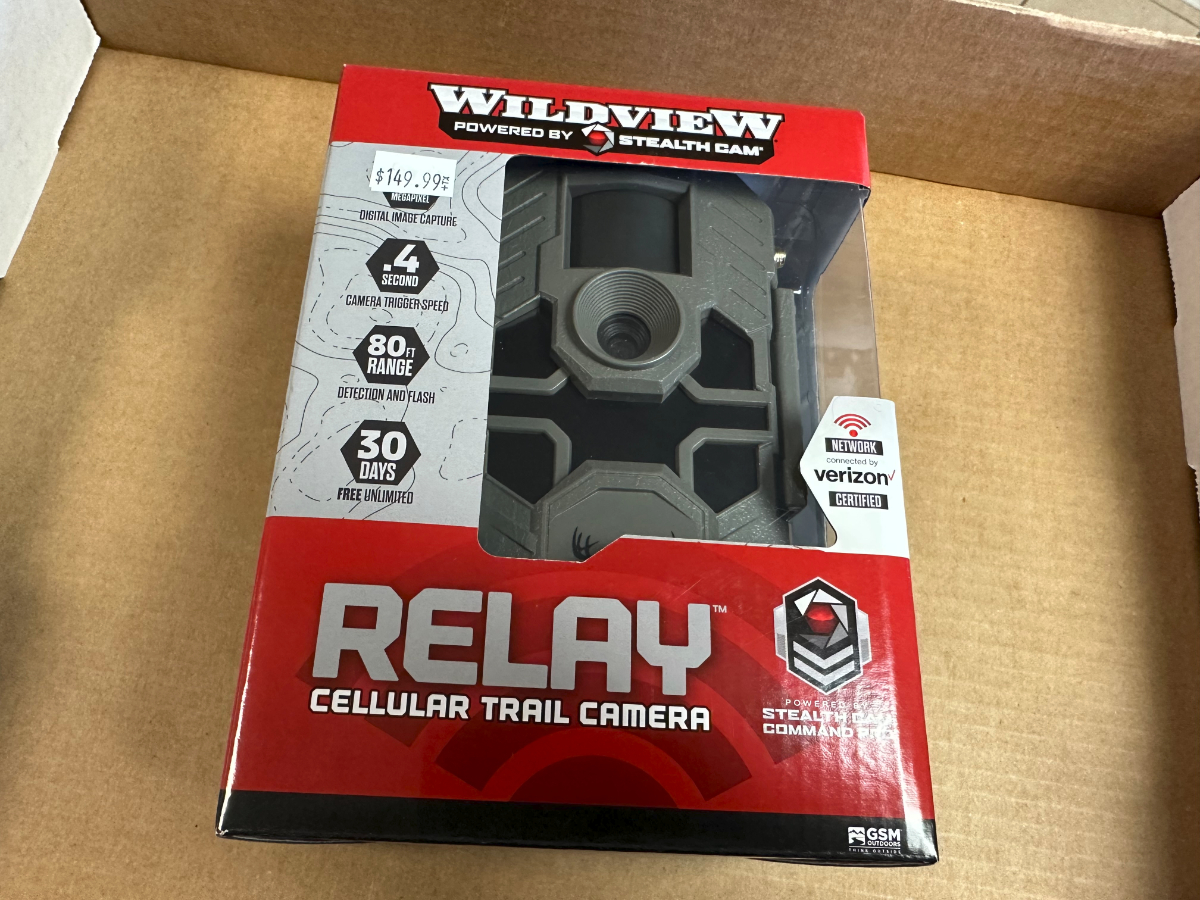 Stealth Cam Wildview Relay Cellular Trail Camera - 16mp Verizon Carrier ...