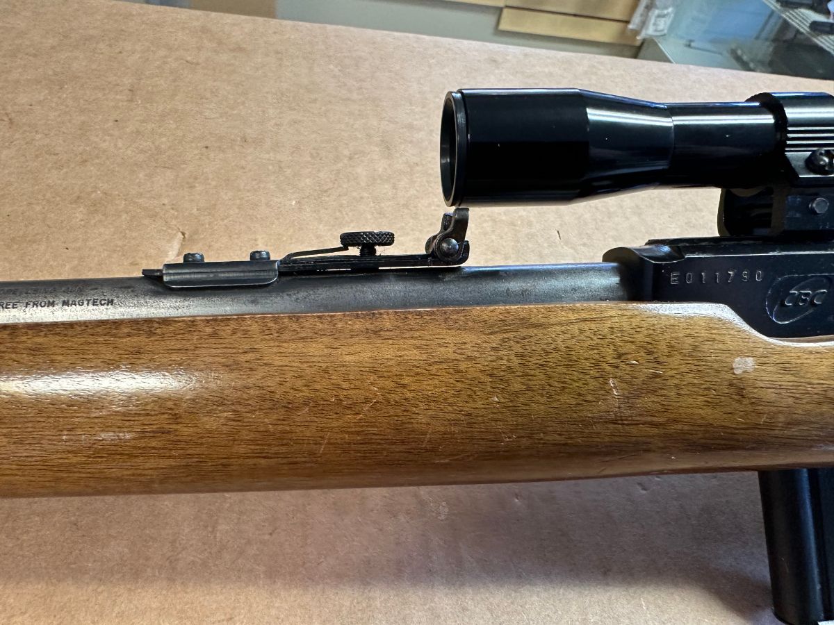 Magtech Model 7022 Semi-Auto Rifle With Tasco Scope And Wood Stock ...