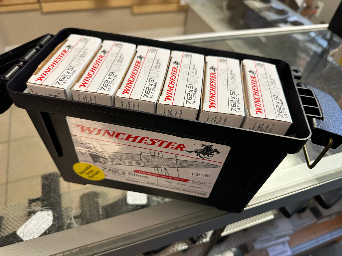 120 ROUNDS AMMO CAN 7.62X51 NATO 147 GRAIN AMMUNITION NEW IN BOXES AND ...