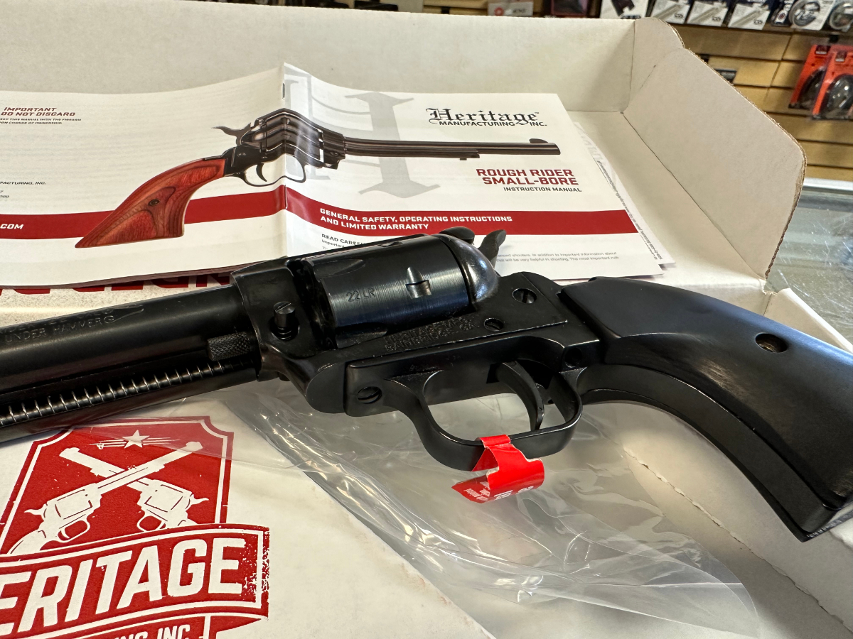 Heritage Rough Rider 6 Shot 6.50 Inch Black Oxide Barrel Cylinder ...